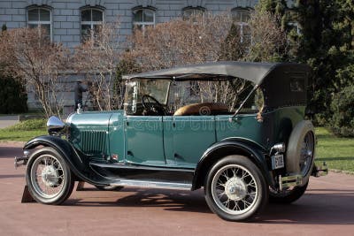 Old timer car stock image. Image of industry, america - 1600821