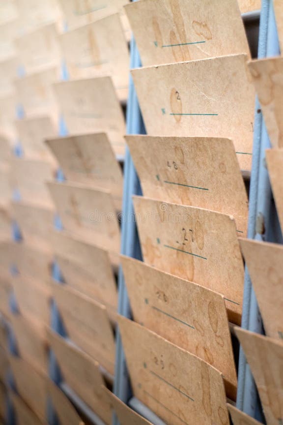 Old timesheets stock photo. Image of archiving, payroll - 49722734