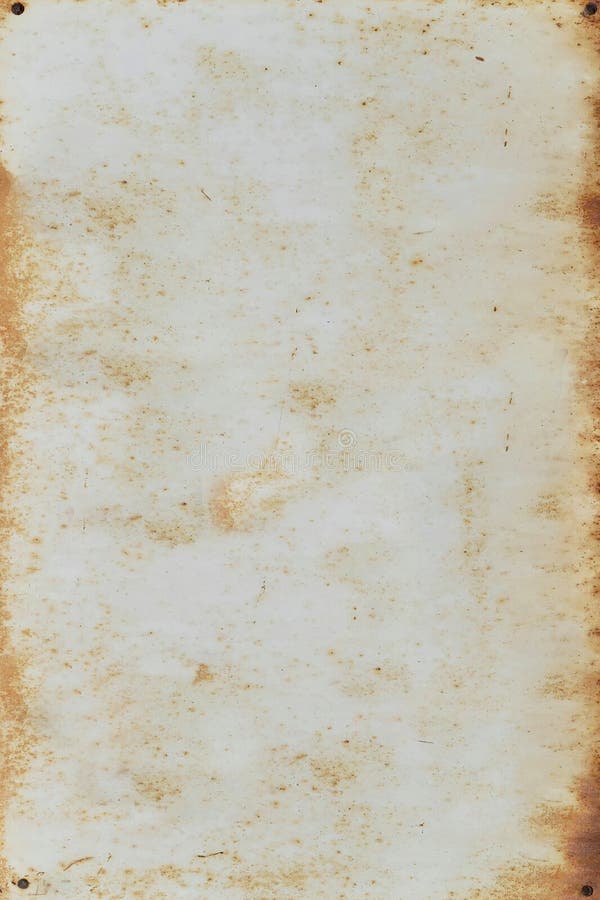 Old Tin Sign with Rusty Spots for Text Template Stock Image - Image of ...