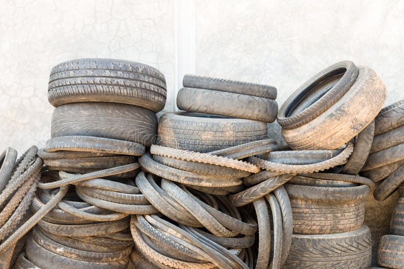 Old tire scrap included stock image. Image of tire, trash - 92090861