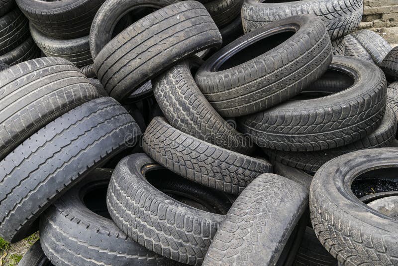 Old tires stock image. Image of recycle, pollution, black - 55006089
