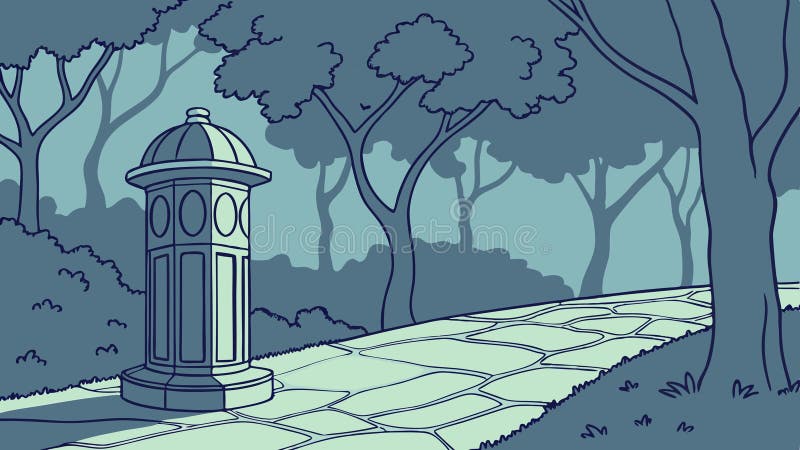 Old Toll Booth on a Forest Road, Historical Entry, Forgotten Path ...