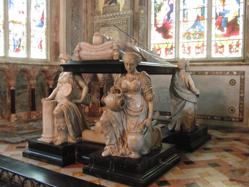 Old Tomb stock image. Image of windows, steinedglass - 151695691