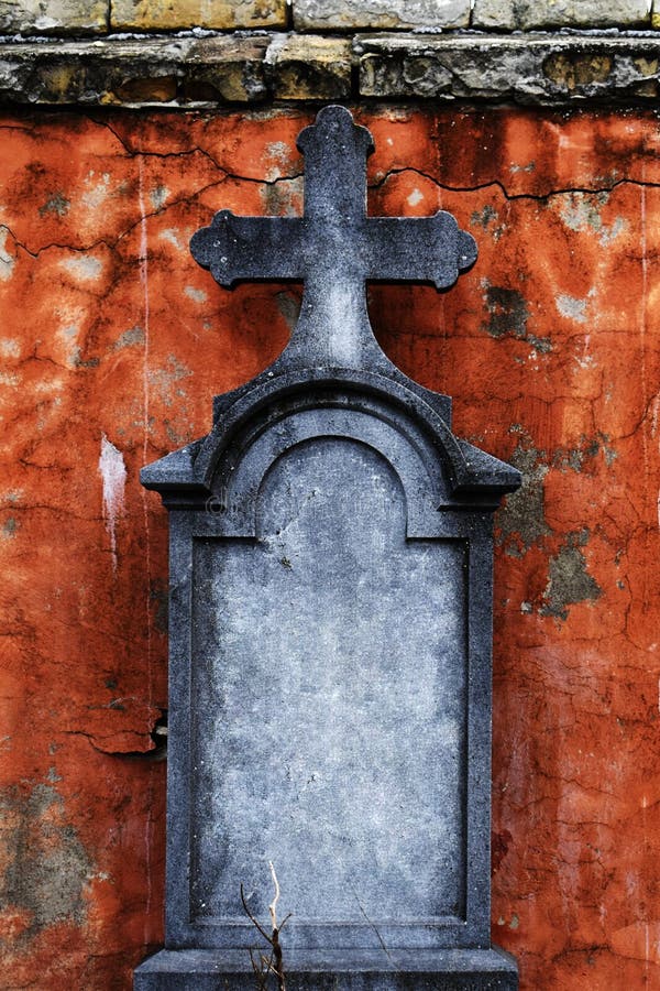 Cracked Cross Gravestone Stock Photos - Free & Royalty-Free Stock ...