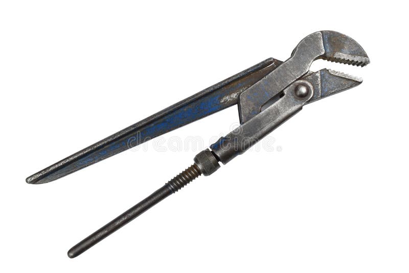 Old Rusty Adjustable Spanner Stock Photo - Image of plumbers, tool: 7600136