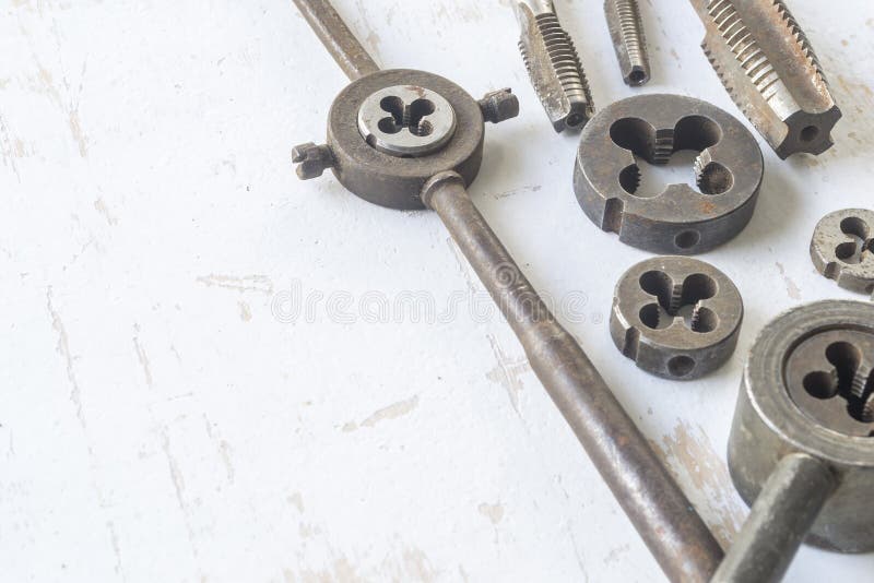 470 Old Tool Threading Background Stock Photos - Free & Royalty-Free ...