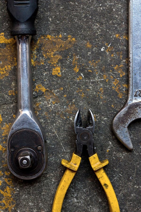 Old Tools stock photo. Image of tool, hand, white, rusty - 18182640