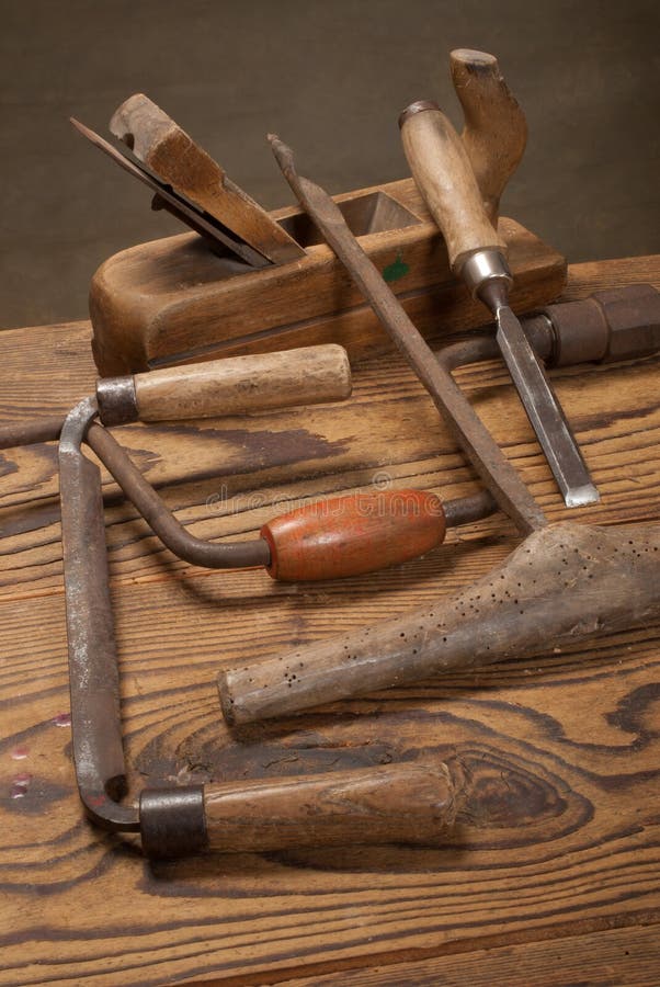 Old tools stock photo. Image of gimlet, shave, brown - 24698304