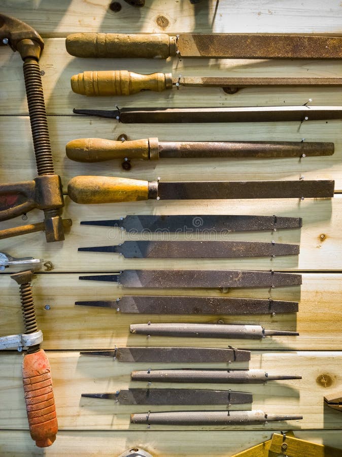 Old tools stock photo. Image of industry, floor, handyman - 53274230