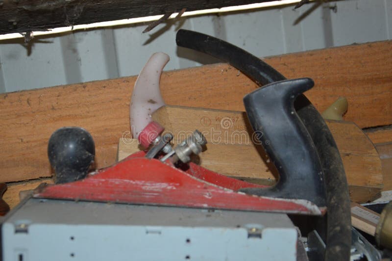 Old tools in the shed stock photo. Image of tools, workshop - 245664718