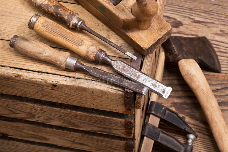 Old Tools stock photo. Image of plane, trade, rusty, board - 34859324
