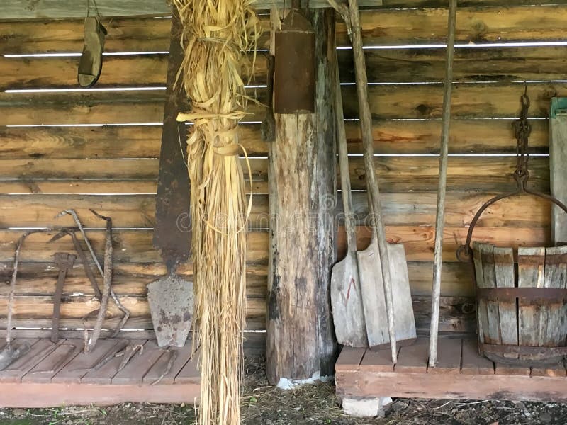 Old Tools in a Wooden Room Russian Stock Image - Image of frame ...
