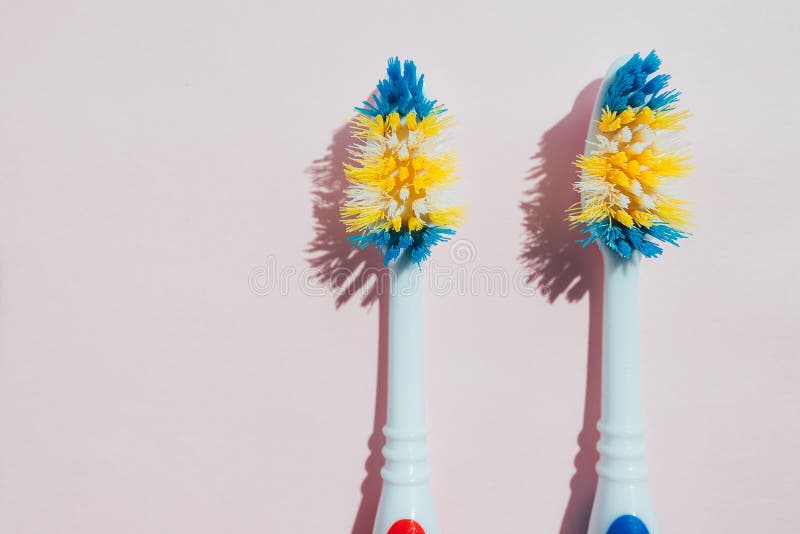 Old Toothbrushes on Background Stock Image - Image of green, healthcare ...