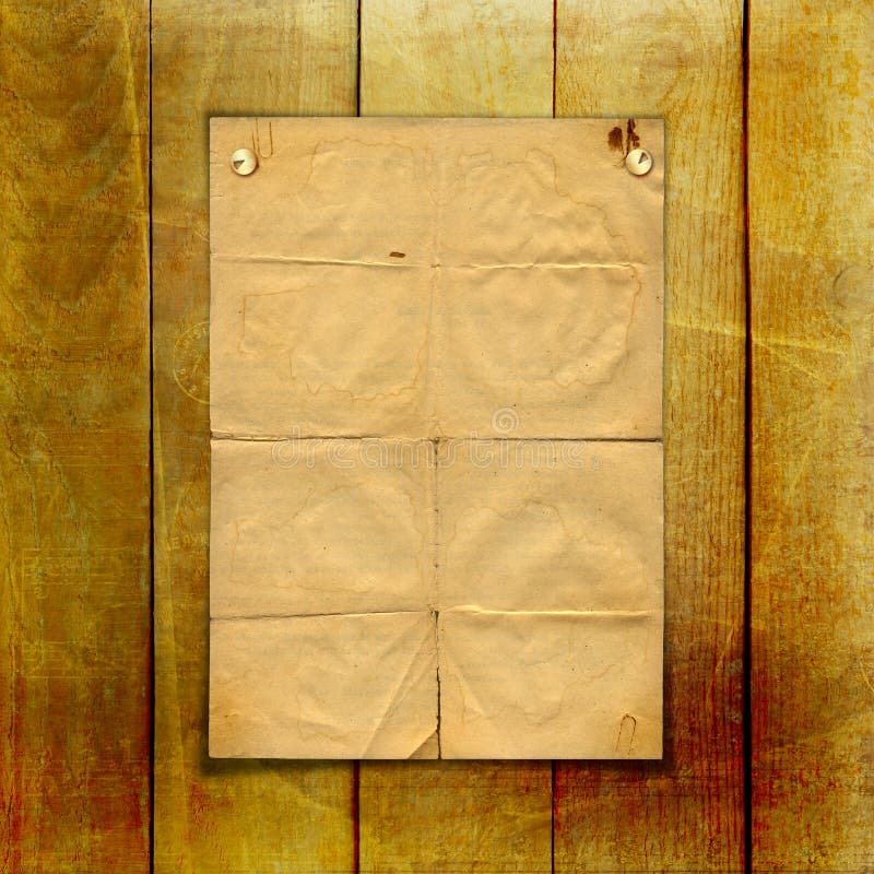 Old Torn Card on the Shabby Stock Photo - Image of cardboard ...