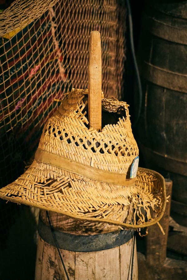 Old torn cowboy hat stock photo. Image of punctured - 251155134