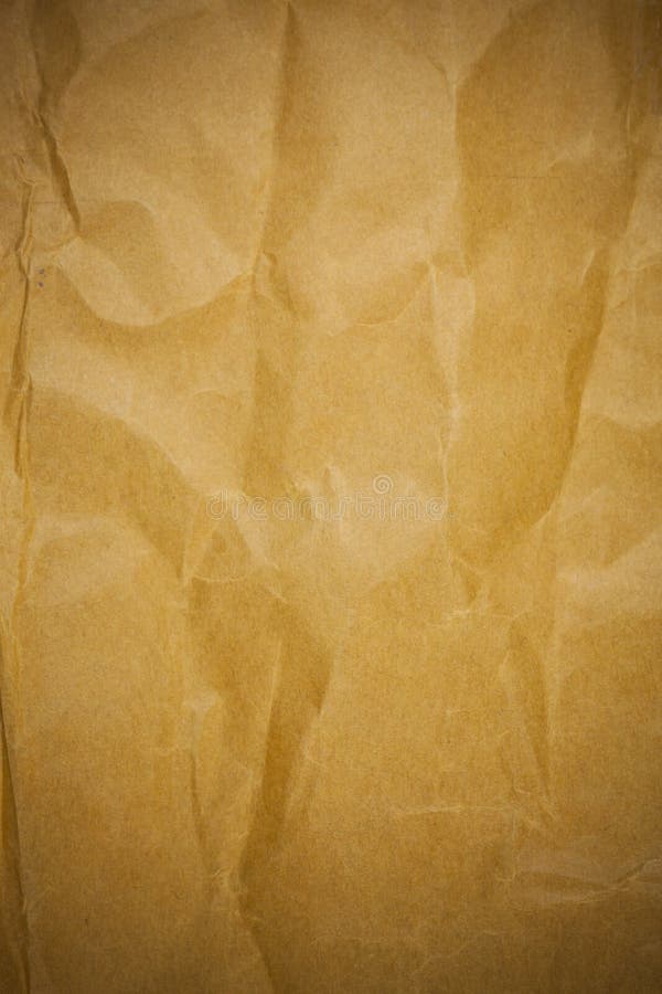 Old Torn Crumpled Paper Bag Texture Background Stock Image - Image of ...