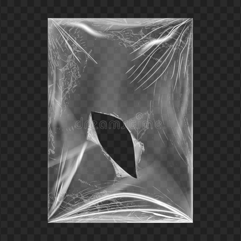 Old Torn and Deformed Plastic Texture Stock Illustration - Illustration ...