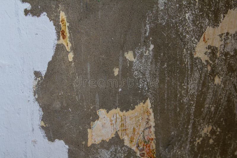 Old Torn and Scratched Concrete Wall Stock Image - Image of brick ...
