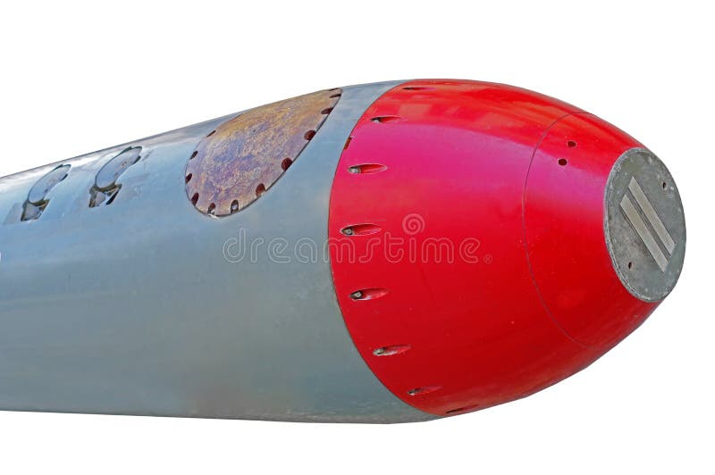 Torpedo isolated on white stock image. Image of equipment - 219344407