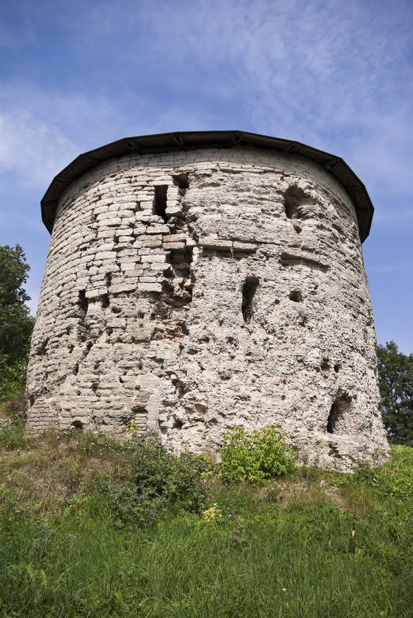 Old tower stock image. Image of round, russia, protect - 18952841