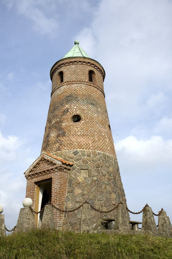 Old Tower stock photo. Image of roof, green, clouds, grass - 3756544