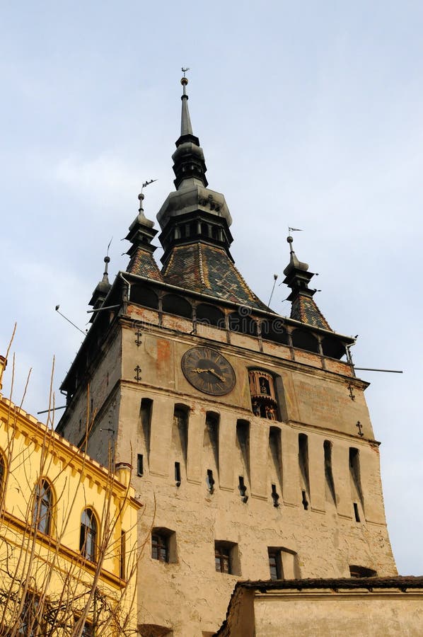 Old tower stock photo. Image of cobbled, transylvania - 4483796
