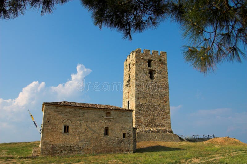 Ancient Greek Tower stock image. Image of monument, landmark - 34916993