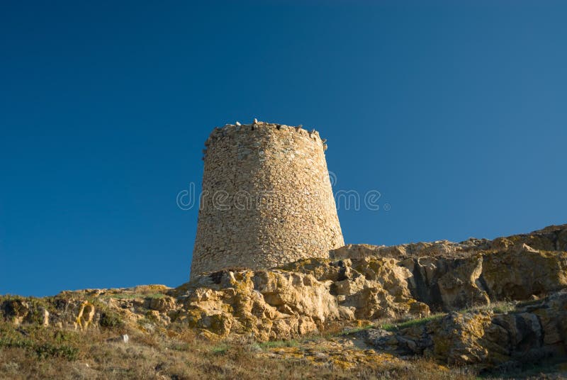 Old tower stock image. Image of vacation, blue, vintage - 9167033