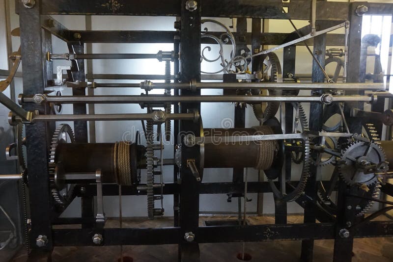 Very old clock machine stock photo. Image of antique, home - 779152