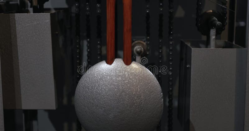Old Mechanical Clock Pendulum Swing Stock Footage - Video of click ...
