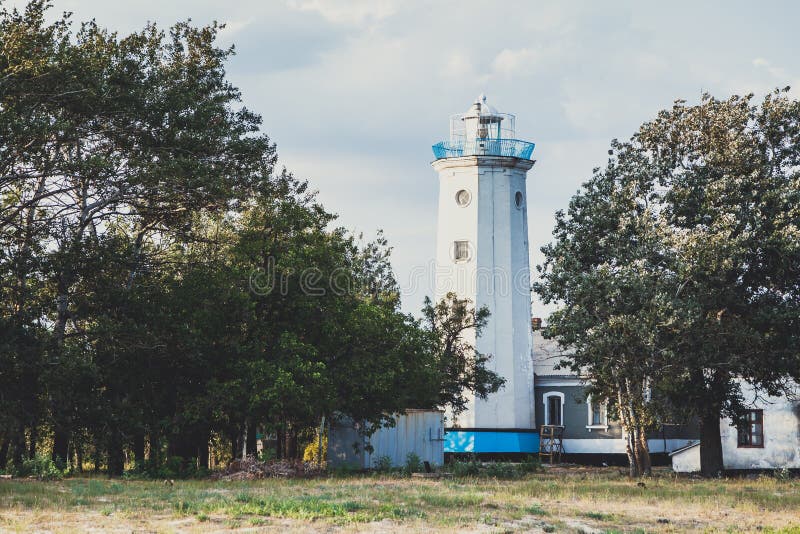 Old tower lighthouse stock photo. Image of spire, direction - 113294066