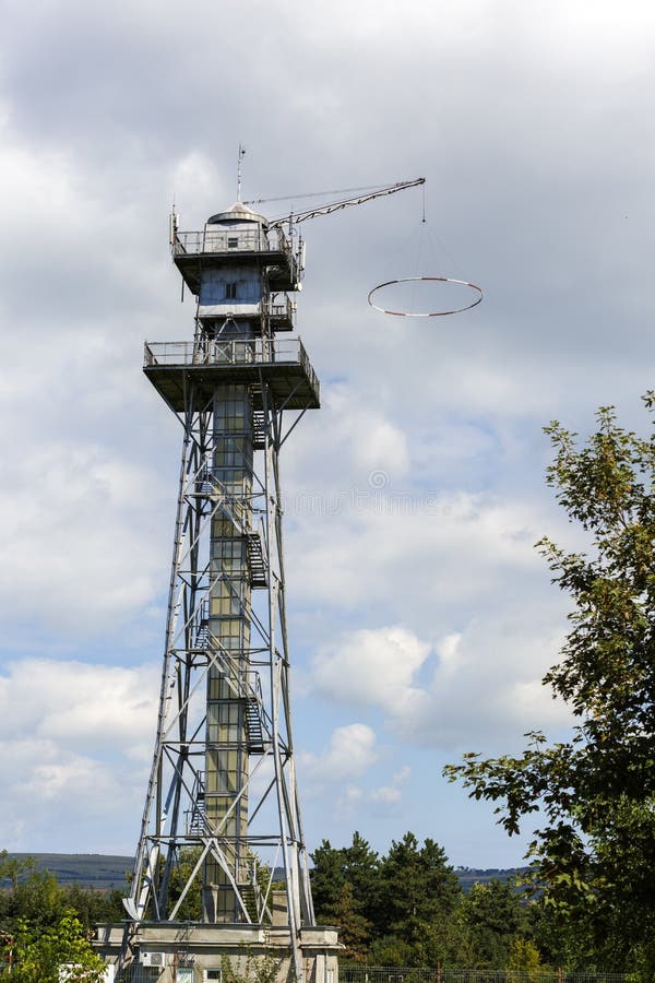 An old tower skydiving stock photo. Image of architecture - 79916070