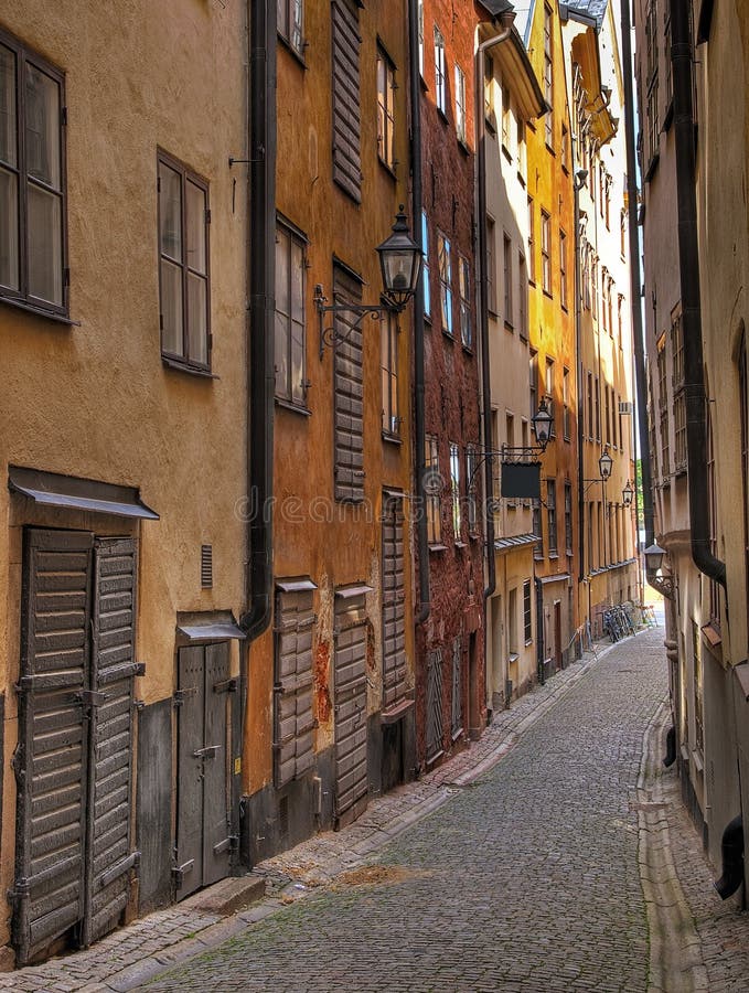 Old Town Alley stock photo. Image of alley, architecture - 10121884