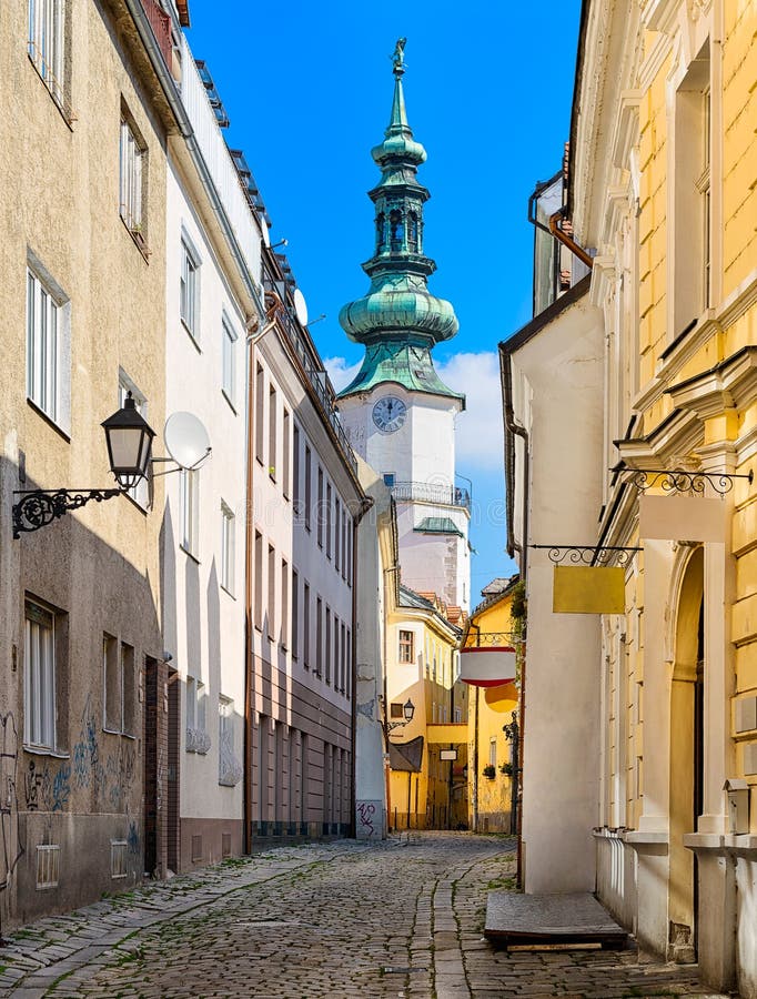 Old Town of Bratislava, Slovakia Stock Photo - Image of slovakia, city ...