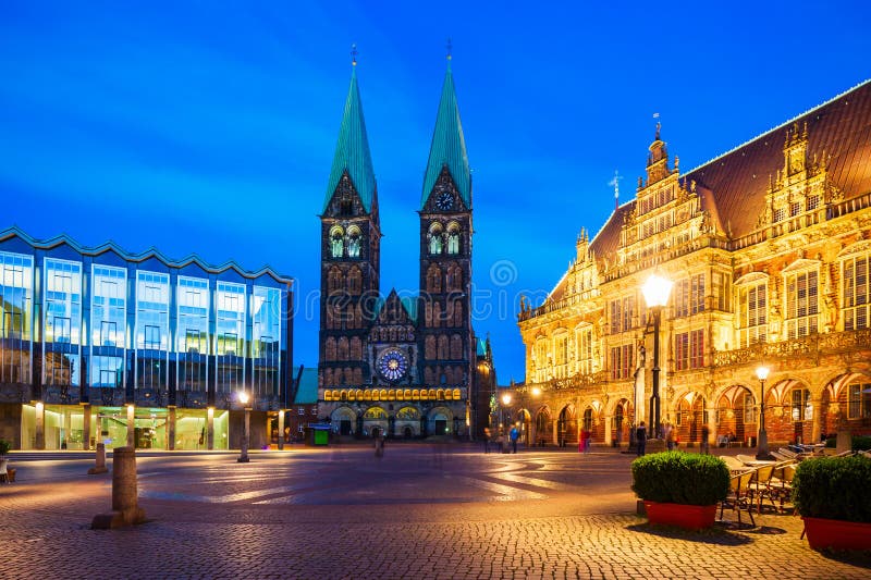 Old Town of Bremen, Germany Editorial Stock Photo - Image of german ...