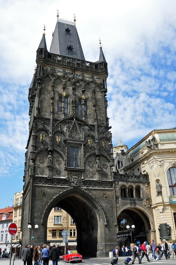 Old Town Bridge Tower of Charles Bridge, Prague, Czech Republic ...