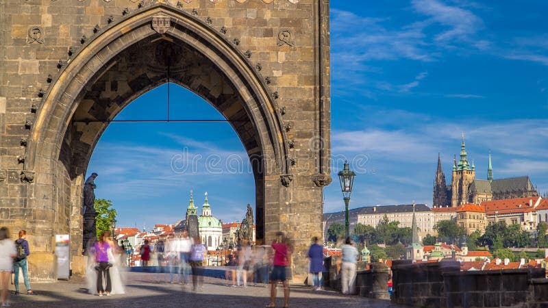 Old Town Bridge Tower of the Charles Bridge Timelapse - One of the Most ...
