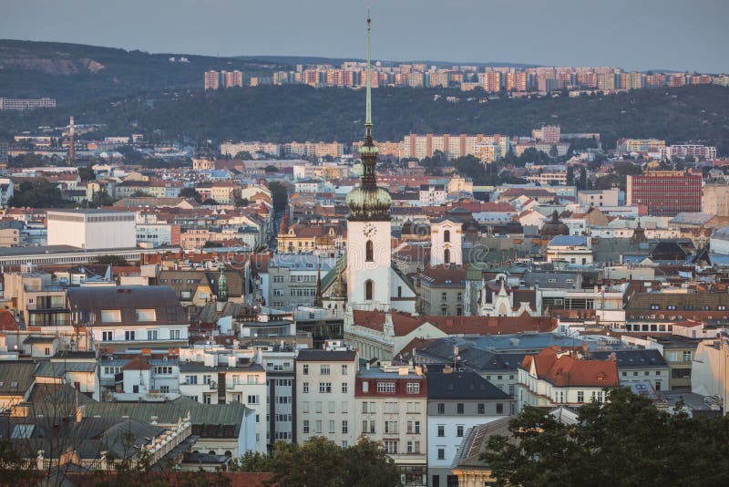 Old town of Brno stock photo. Image of republic, building - 198406300
