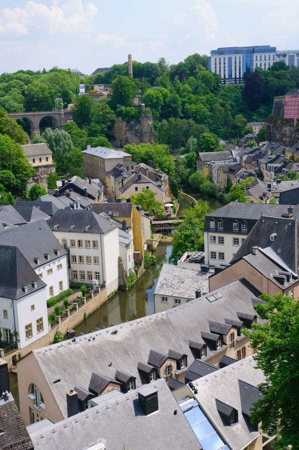 Old Town of the City of Luxembourg Stock Image - Image of cultural ...