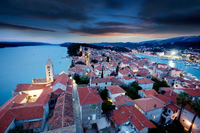 Medieval Town Dramatic Sky stock image. Image of castle - 12588151