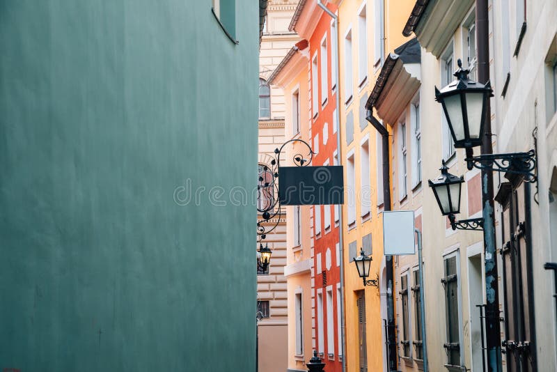 Old Town Colorful Buildings in Riga, Latvia Stock Photo - Image of ...
