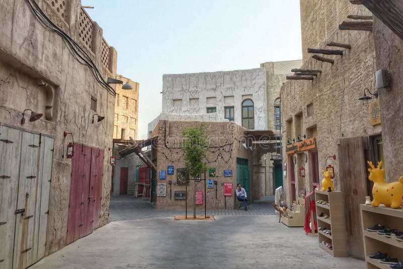 Old town Dubai UAE stock photo. Image of vacation, dubai - 143696830