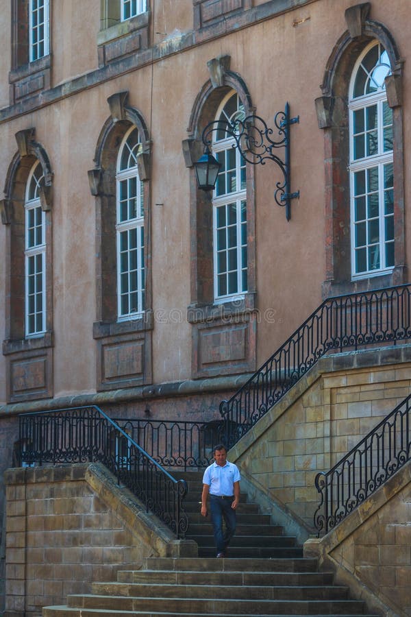 In the Old Town of Echternach Editorial Photography - Image of ...
