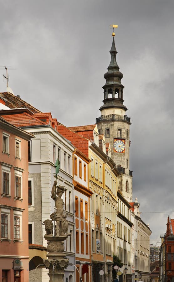 Gorlitz, Germany. stock image. Image of cathedral, riverside - 187224991