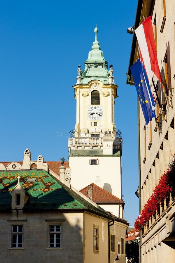 Old Town Hall, Bratislava, Slovakia Stock Photo - Image of slovak ...