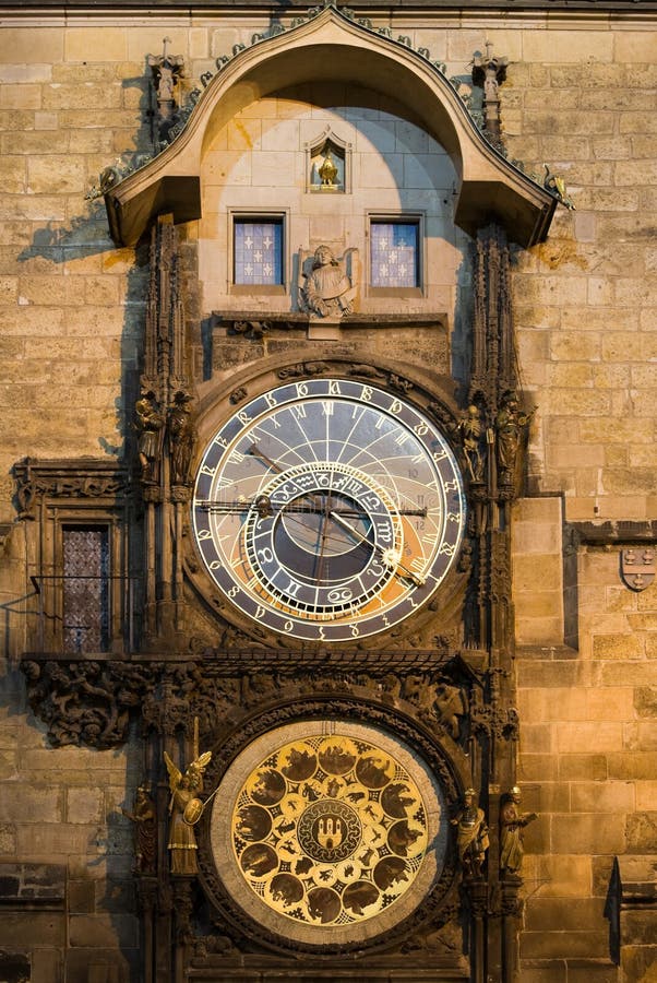 Old Town Hall clock stock photo. Image of city, apostle - 5055446
