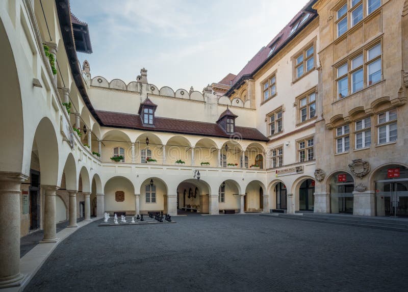 Old Town Hall Courtyard - Bratislava, Slovakia Editorial Stock Image ...