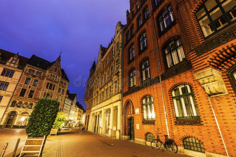 Old Town Hall of Hanover stock photo. Image of city, dusk - 82706178