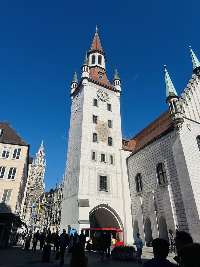 The Old Town Hall in Munich, Germany. Editorial Image - Image of ...