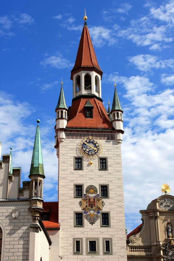 Old Town Hall in Munich, Germany Stock Image - Image of town, tower ...